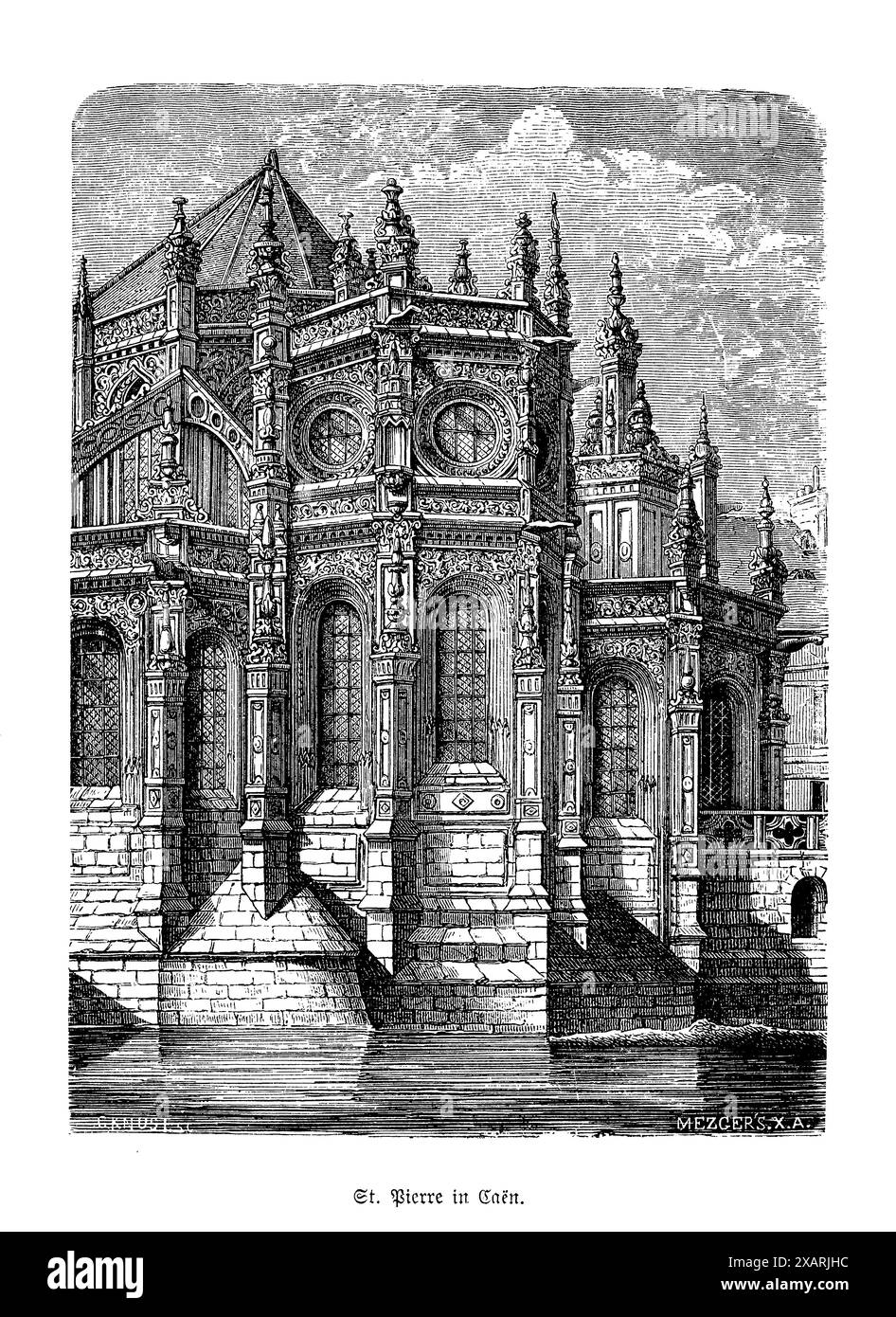 Detail gothic church architecture Cut Out Stock Images & Pictures - Alamy