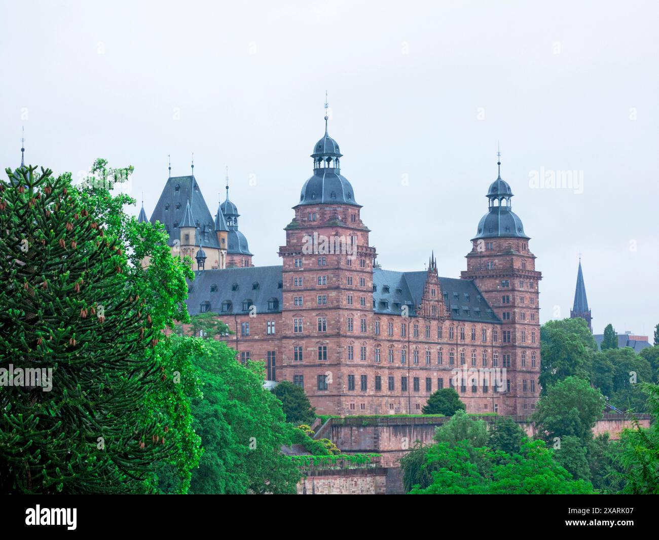 Schloss Johannisburg Castle in Aschaffenburg/Germany Stock Photo - Alamy