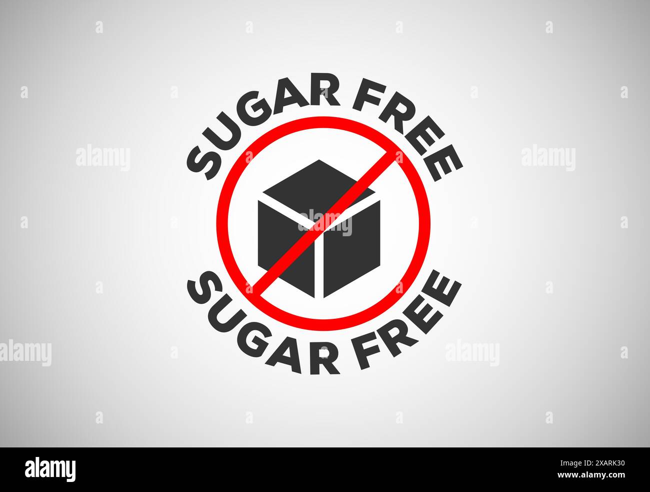 Sugar free icon sign. Diet concept. Diabetic logo, symbol, sign, seal ...