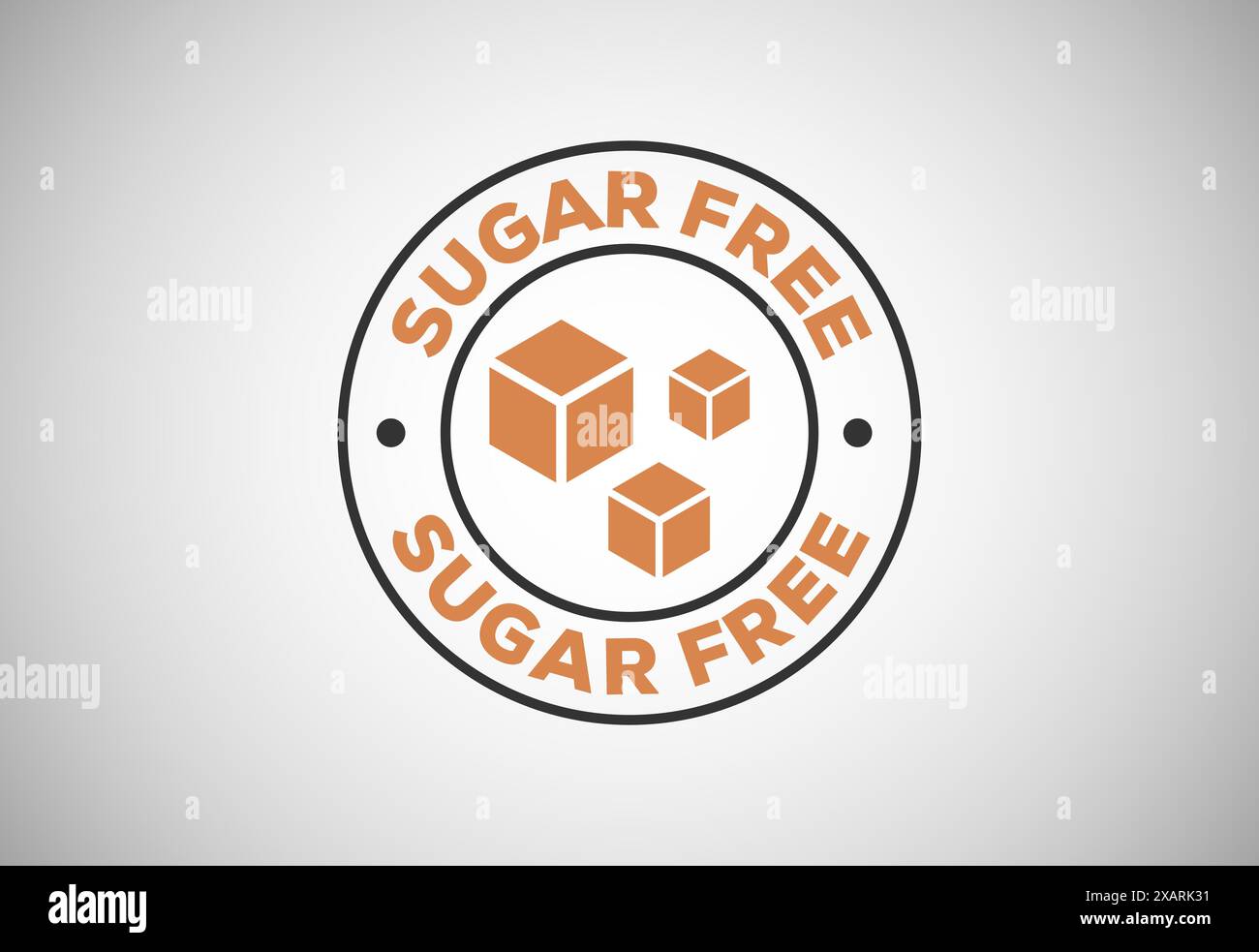 Sugar free icon sign. Diet concept. Diabetic logo, symbol, sign, seal ...