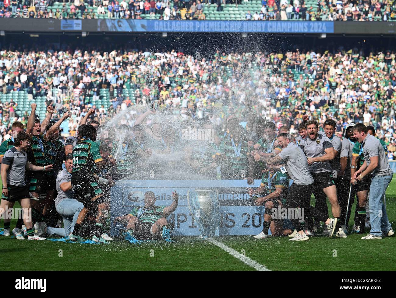 Twickenham Stadium, London, UK. 8th June, 2024. Gallagher Premiership ...