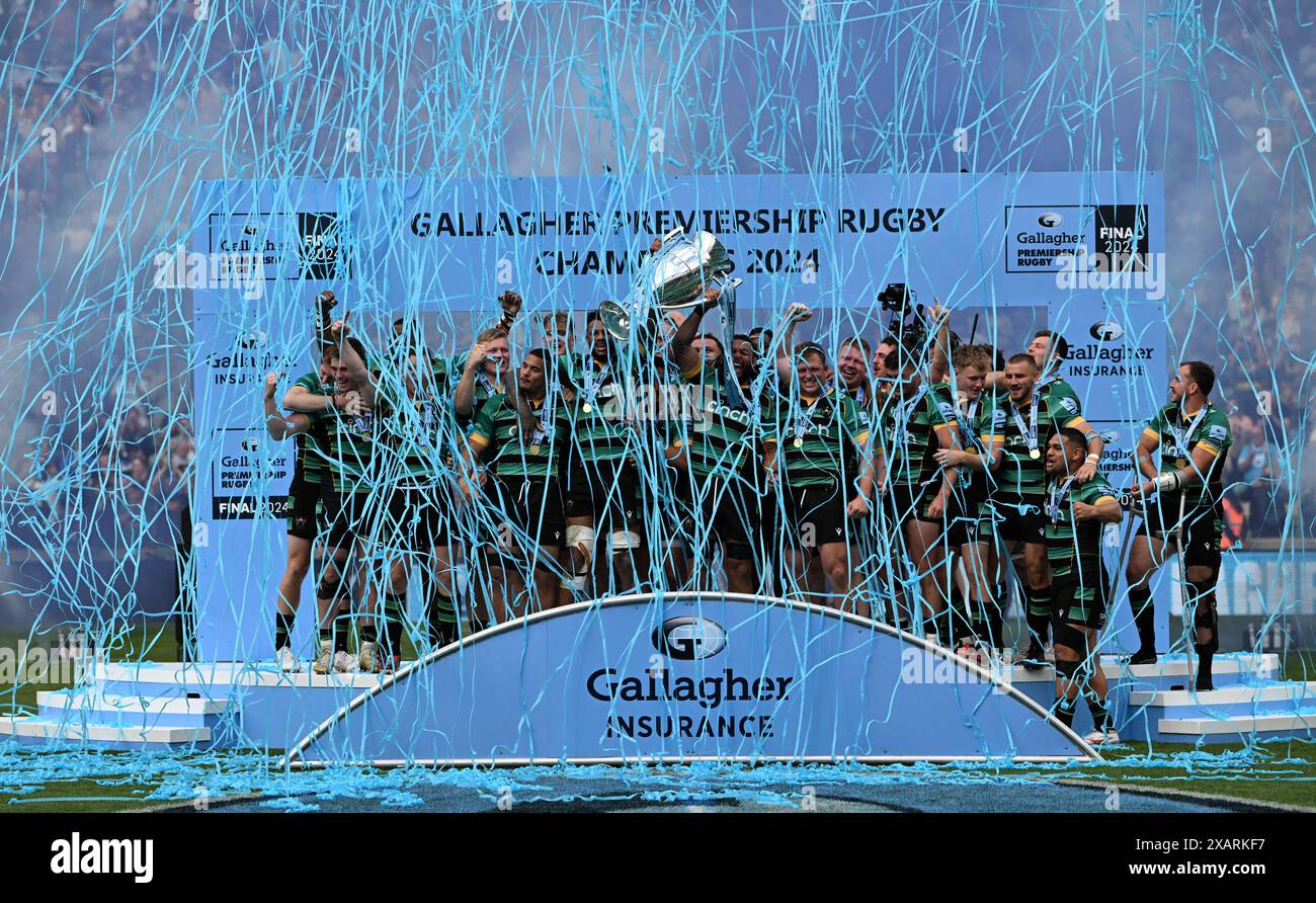 Twickenham Stadium, London, UK. 8th June, 2024. Gallagher Premiership ...