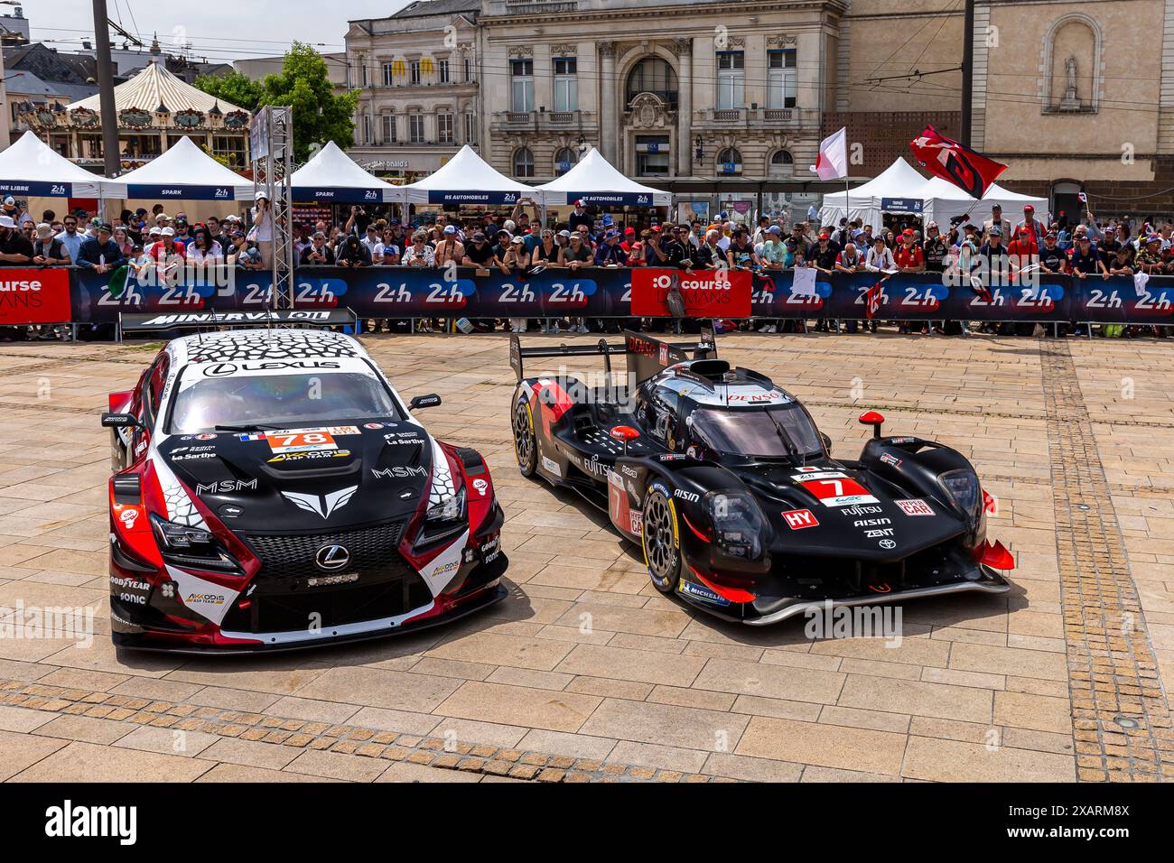 Le Mans, France, June 08 2024#78 AKKODIS ASP TEAM (FRA) Lexus RC F ...