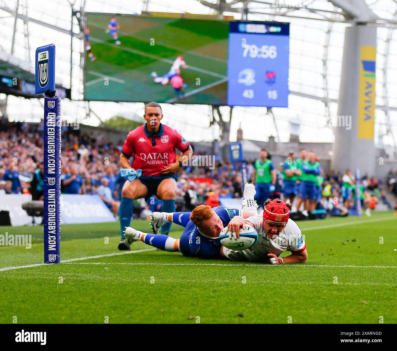 Aviva Stadium, Dublin, Ireland. 8th June, 2024. United Rugby ...