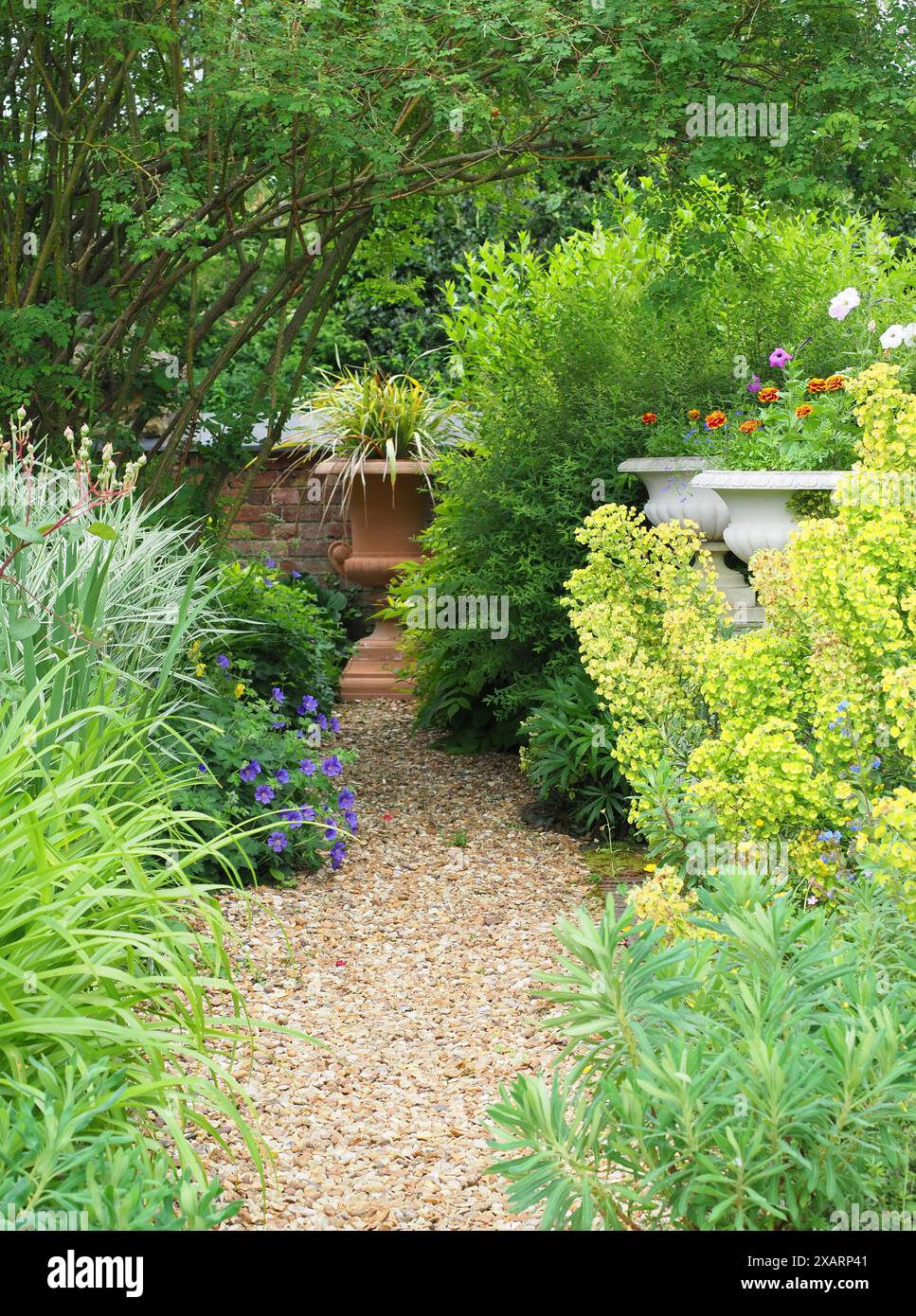 Views of an English cottage garden, Northamptonshire, UK Stock Photo ...