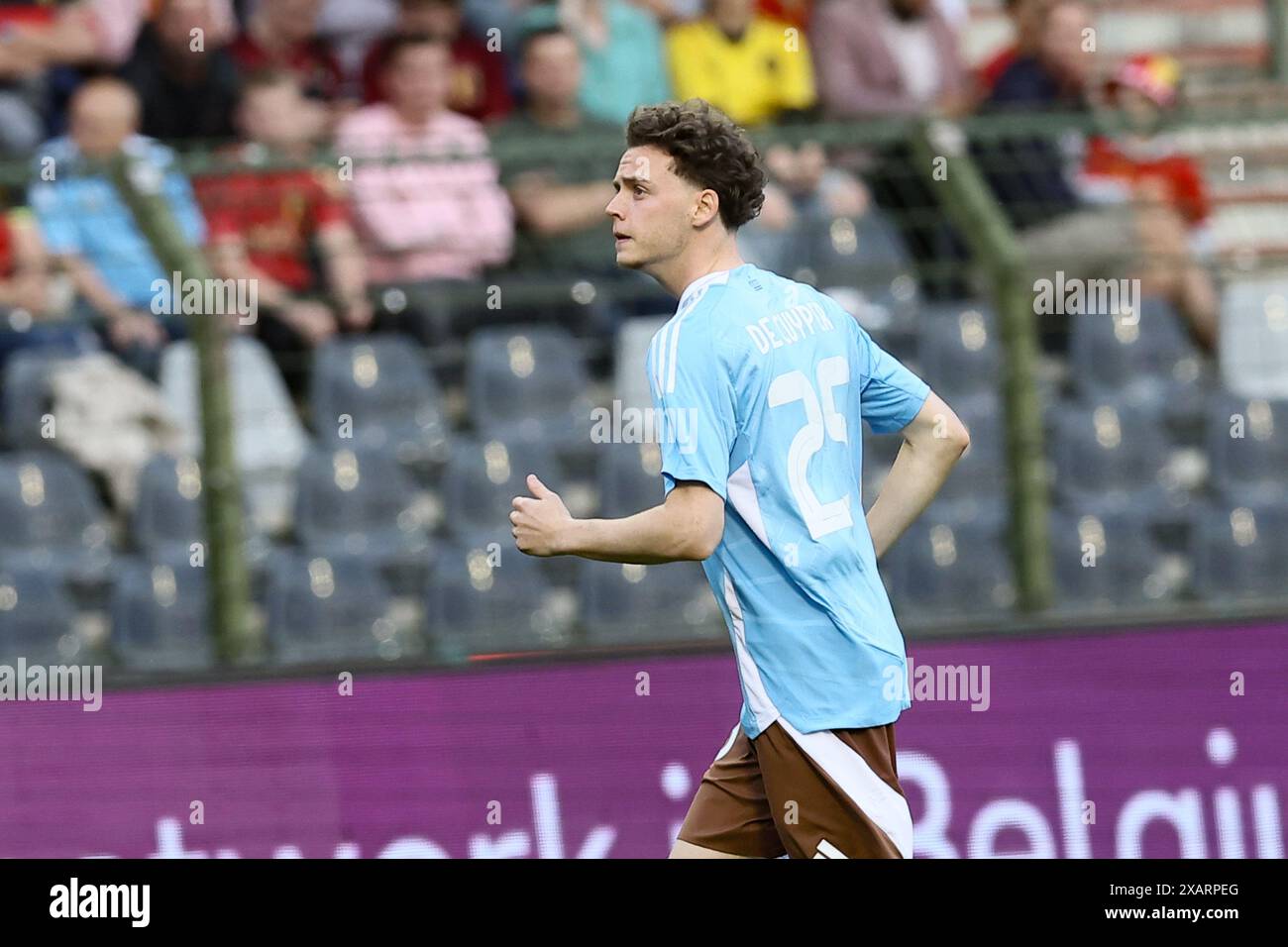 Brussels, Belgium. 08th June, 2024. Belgium's Maxim De Cuyper pictured ...