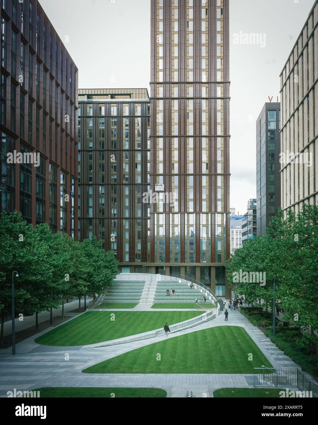 Symphony Park, Circle Square, Oxford Road, Manchester Stock Photo - Alamy