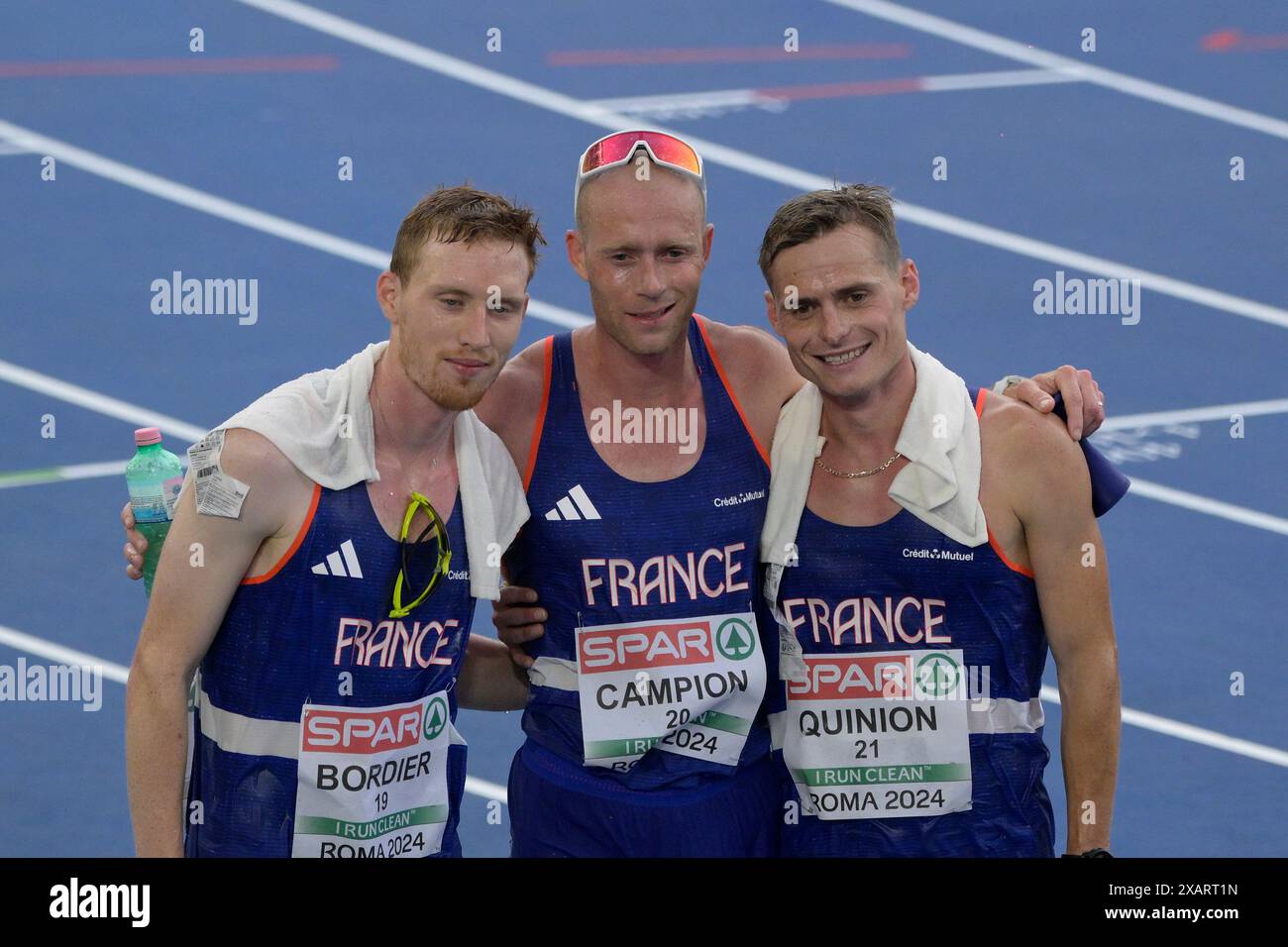 Roma, Italia. 08th June, 2024. France's Gabriel Bordier, Aurelien ...