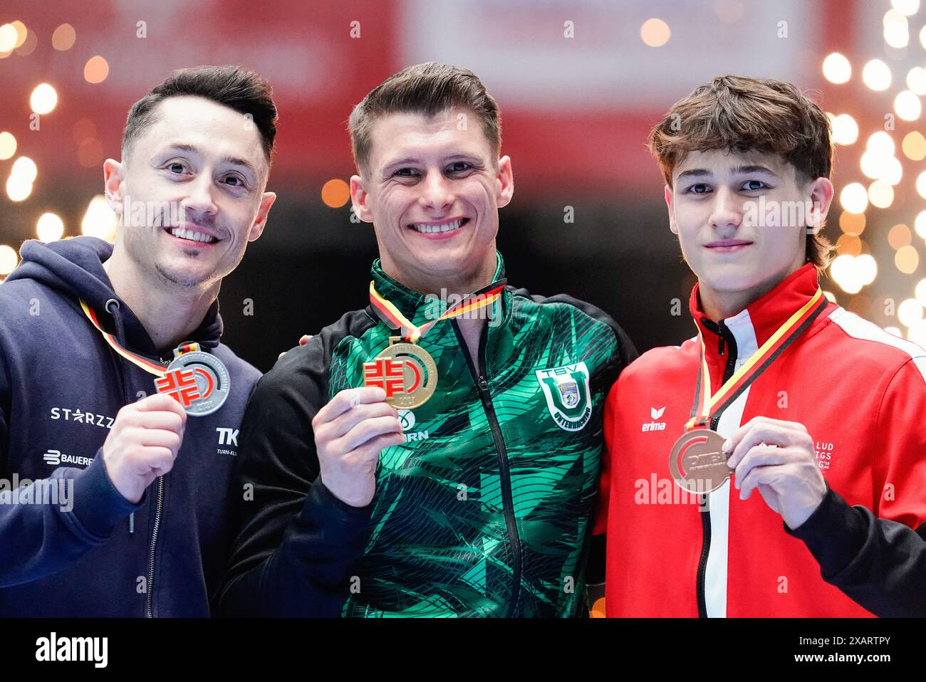 08 June 2024, Hesse, Frankfurt/Main: Gymnastics: German Championships ...