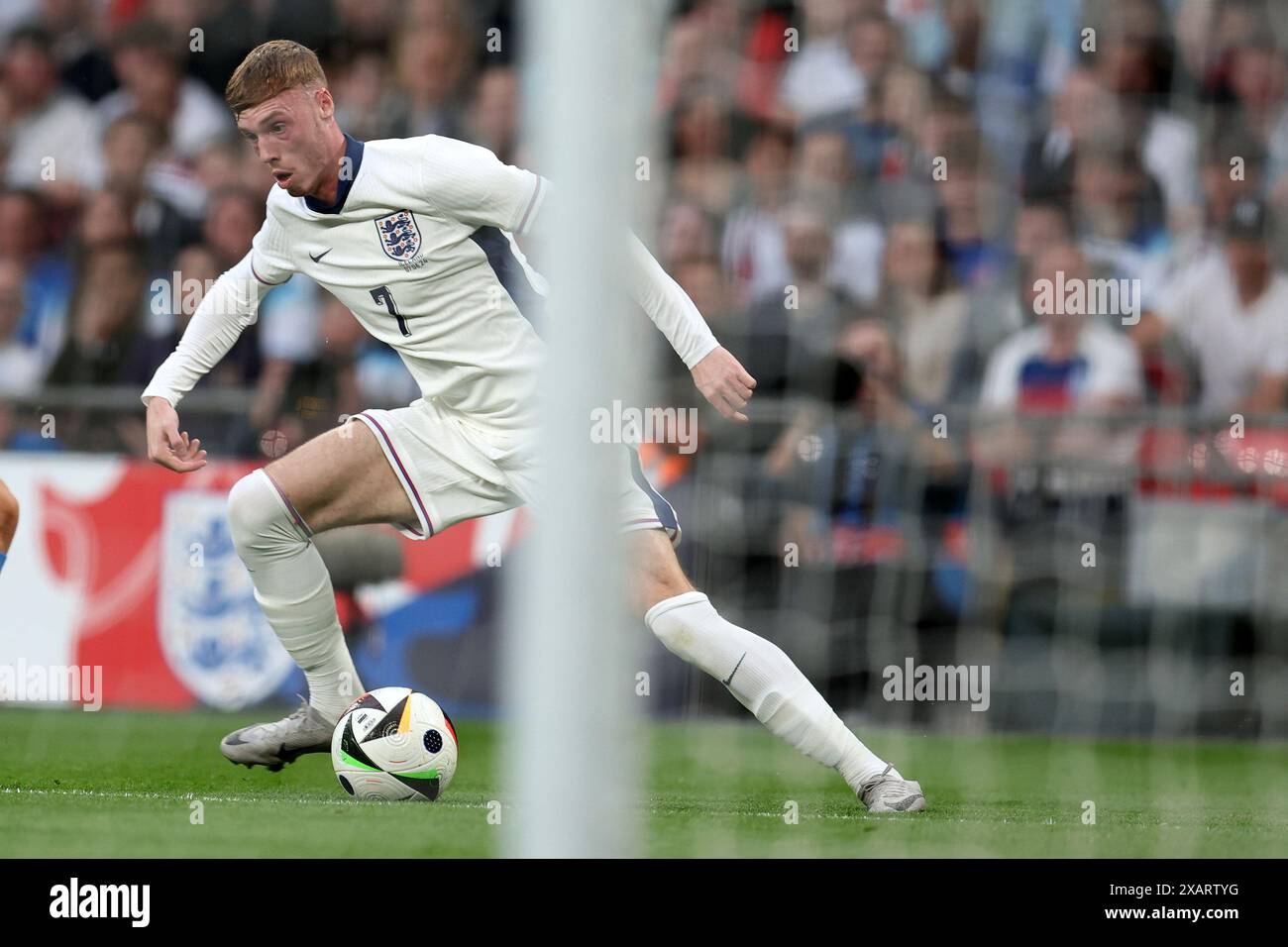 London, UK. 07th June, 2024. Cole Palmer of England in action. England ...