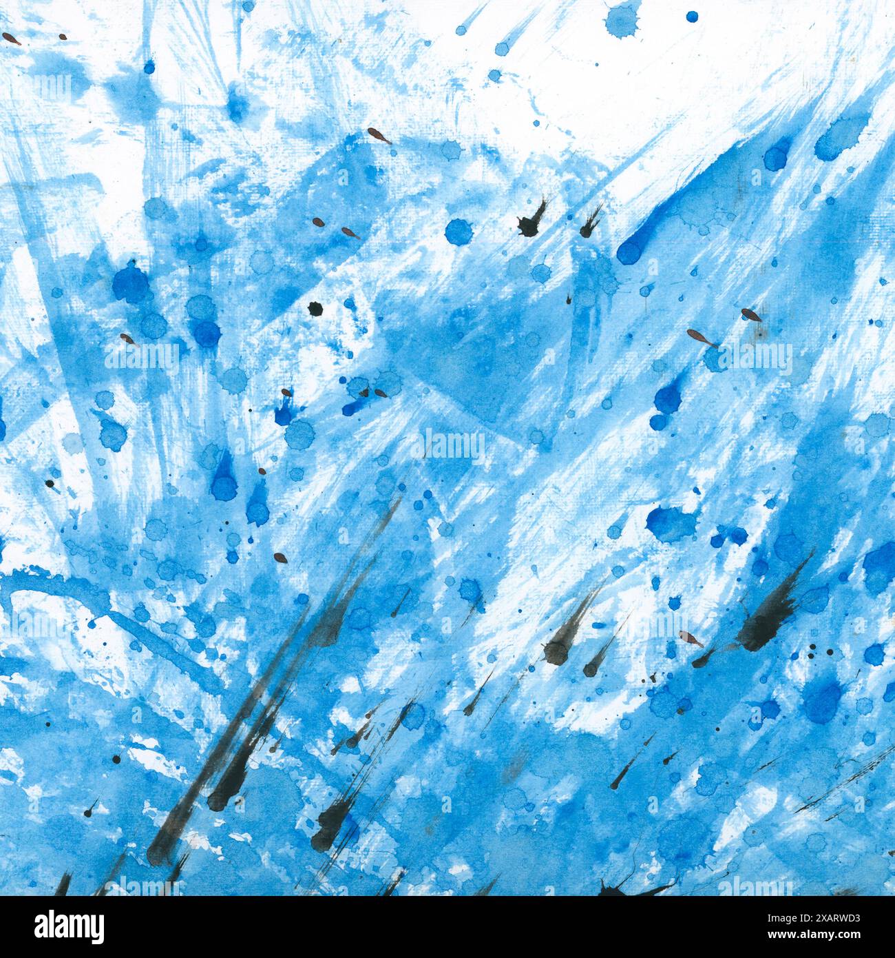 Dynamic Abstract Blue Paint Splash Art enhances visual impact with ...