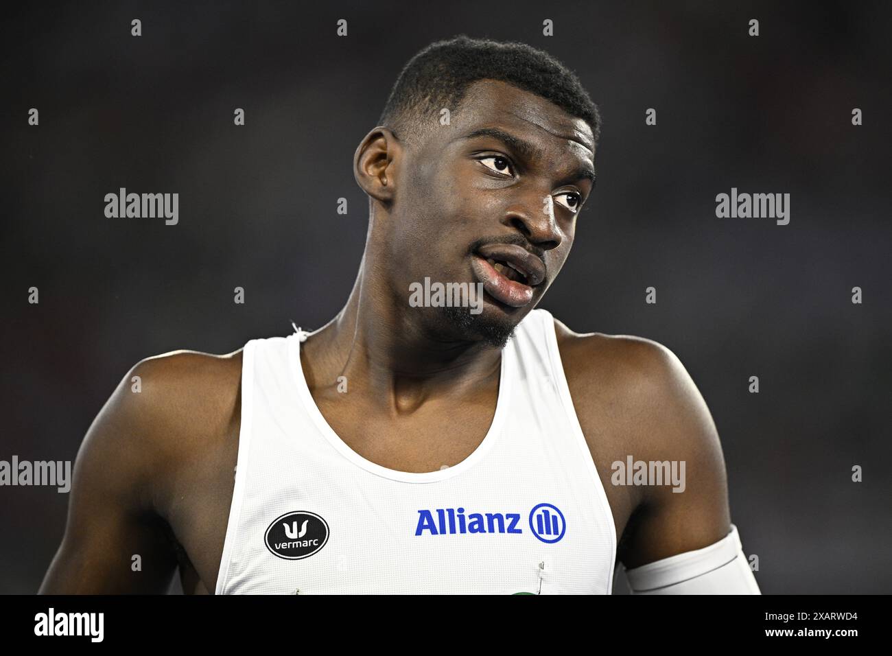 Rome, Italy. 08th June, 2024. Belgian Elie Bacari reacts during the ...