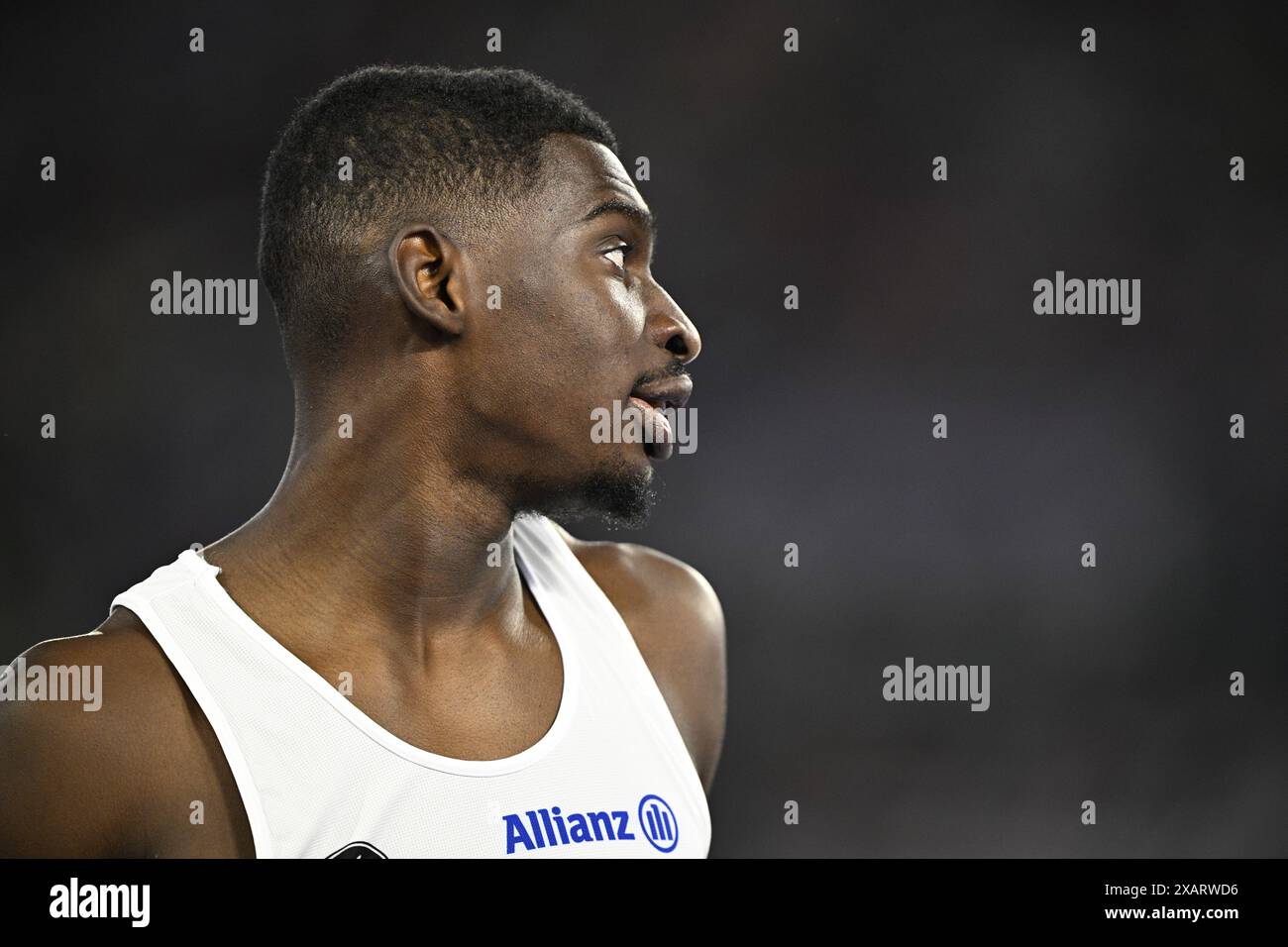 Rome, Italy. 08th June, 2024. Belgian Elie Bacari reacts during the ...