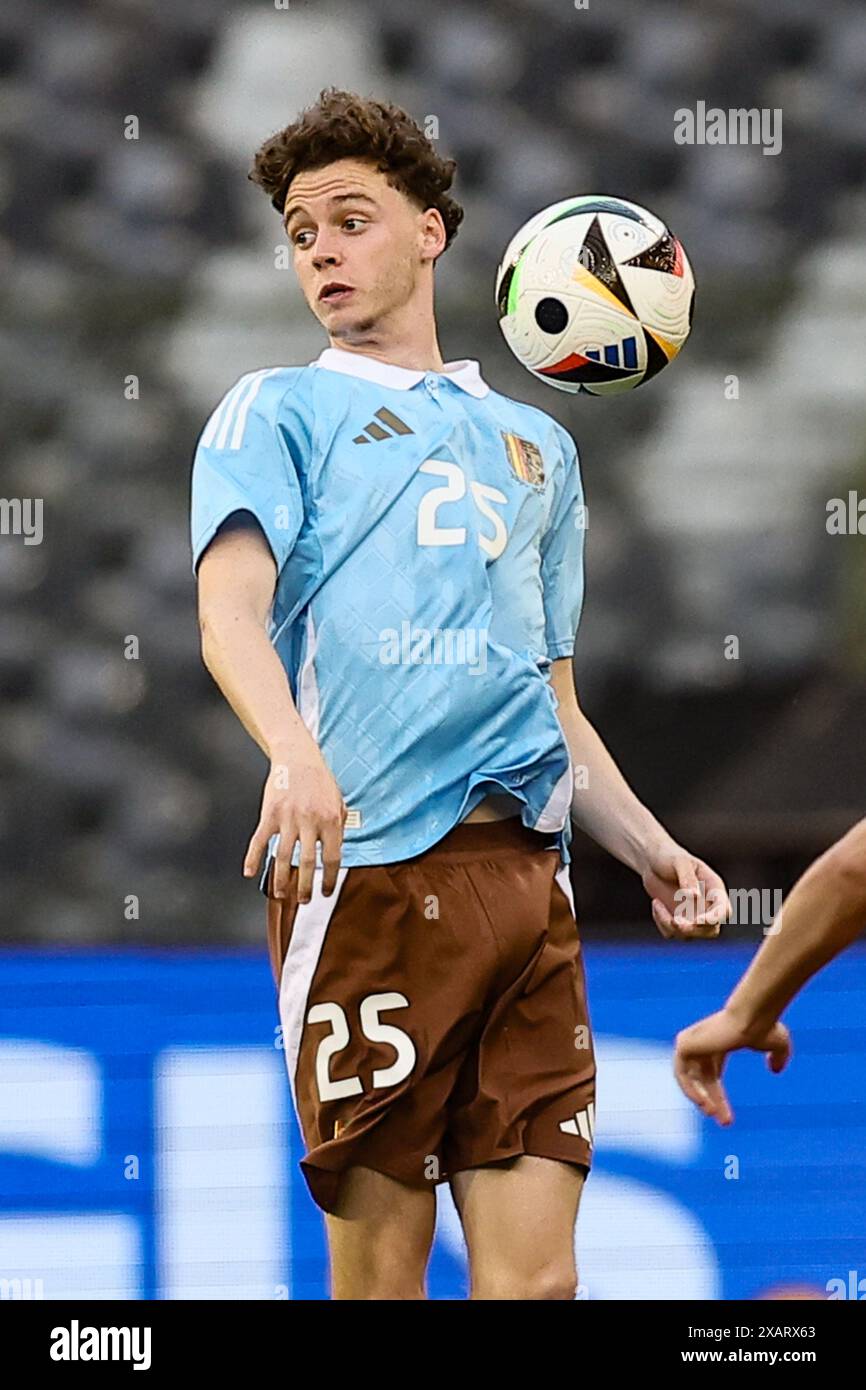 Brussels, Belgium. 08th June, 2024. Belgium's Maxim De Cuyper pictured ...