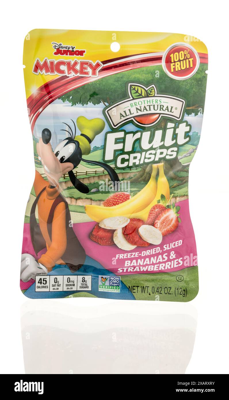 Winneconne, WI - 27 April 2024: A package of Brothers all natrual fruit ...