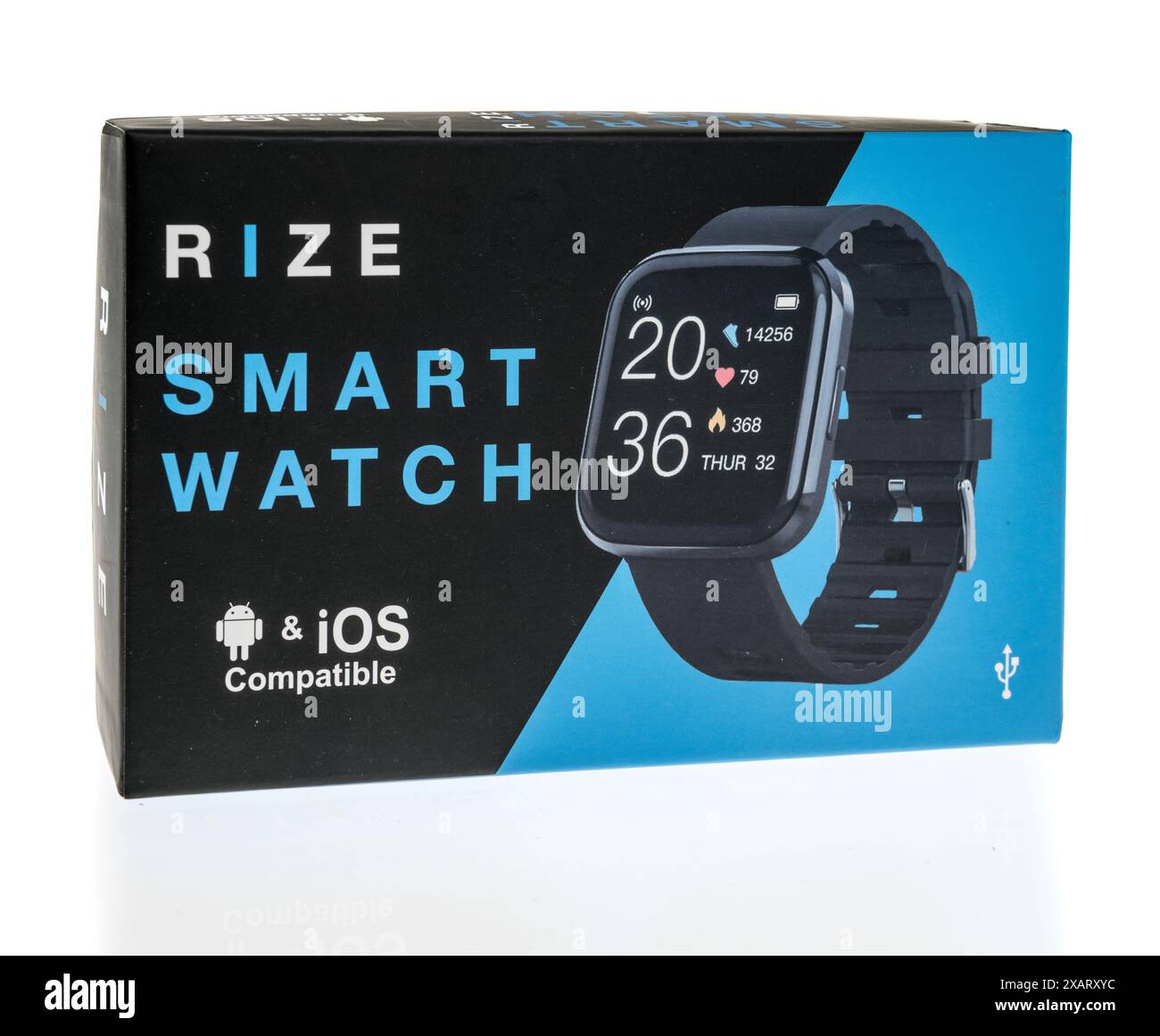 Winneconne, WI - 5 May 2024: A package of Rize smart watch on an ...