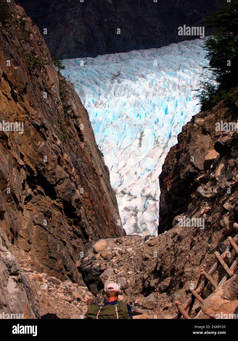 a glacier a landscape in permafrost and ice a glacier a landscape in ...