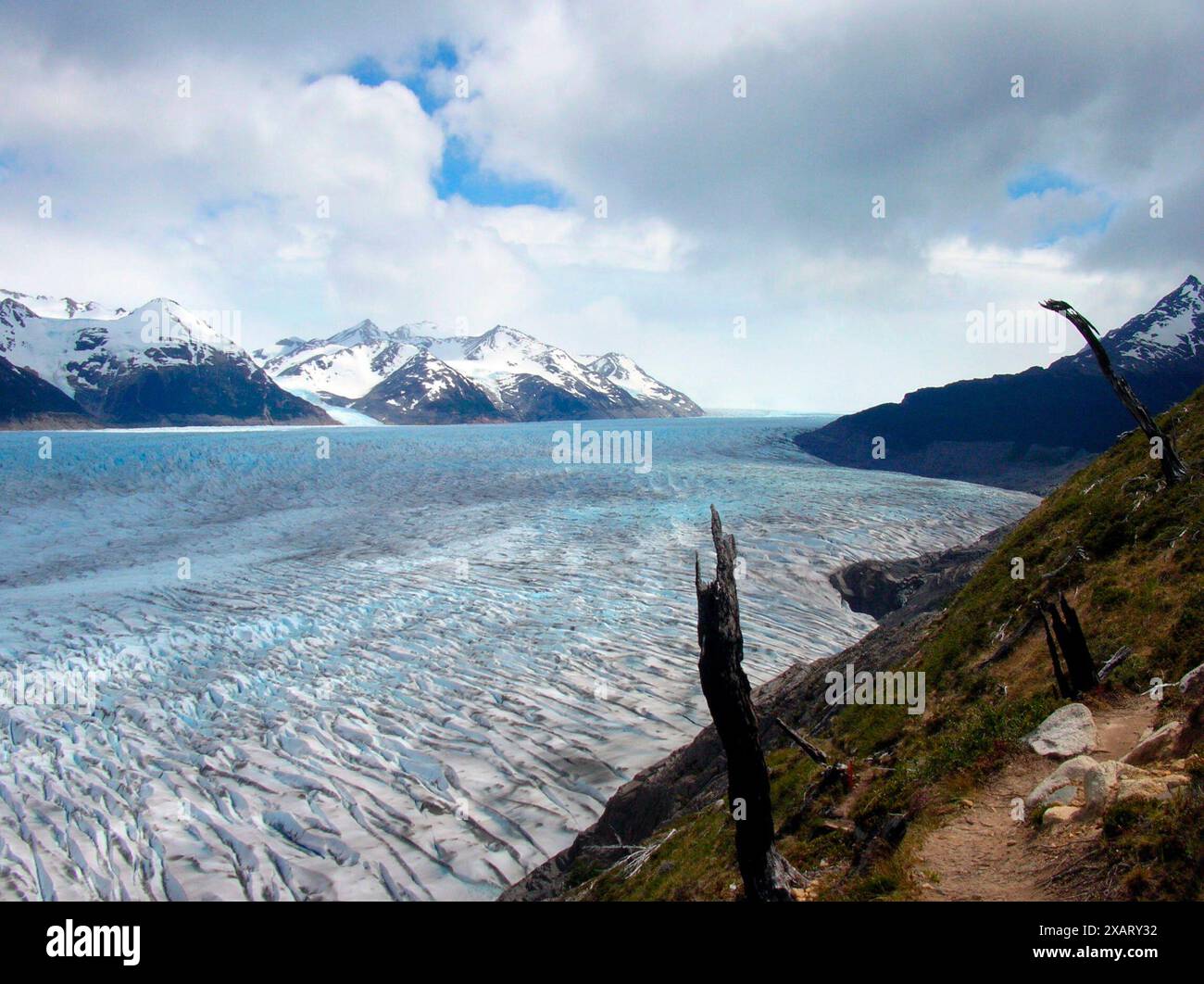 a glacier a landscape in permafrost and ice a glacier a landscape in ...