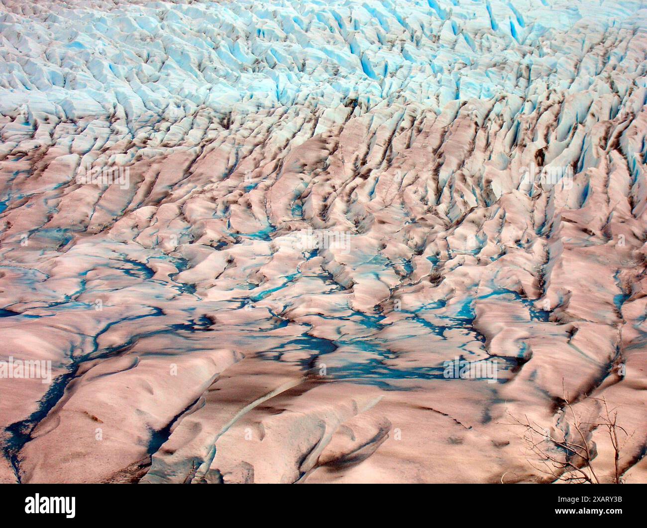 a glacier a landscape in permafrost and ice a glacier a landscape in ...