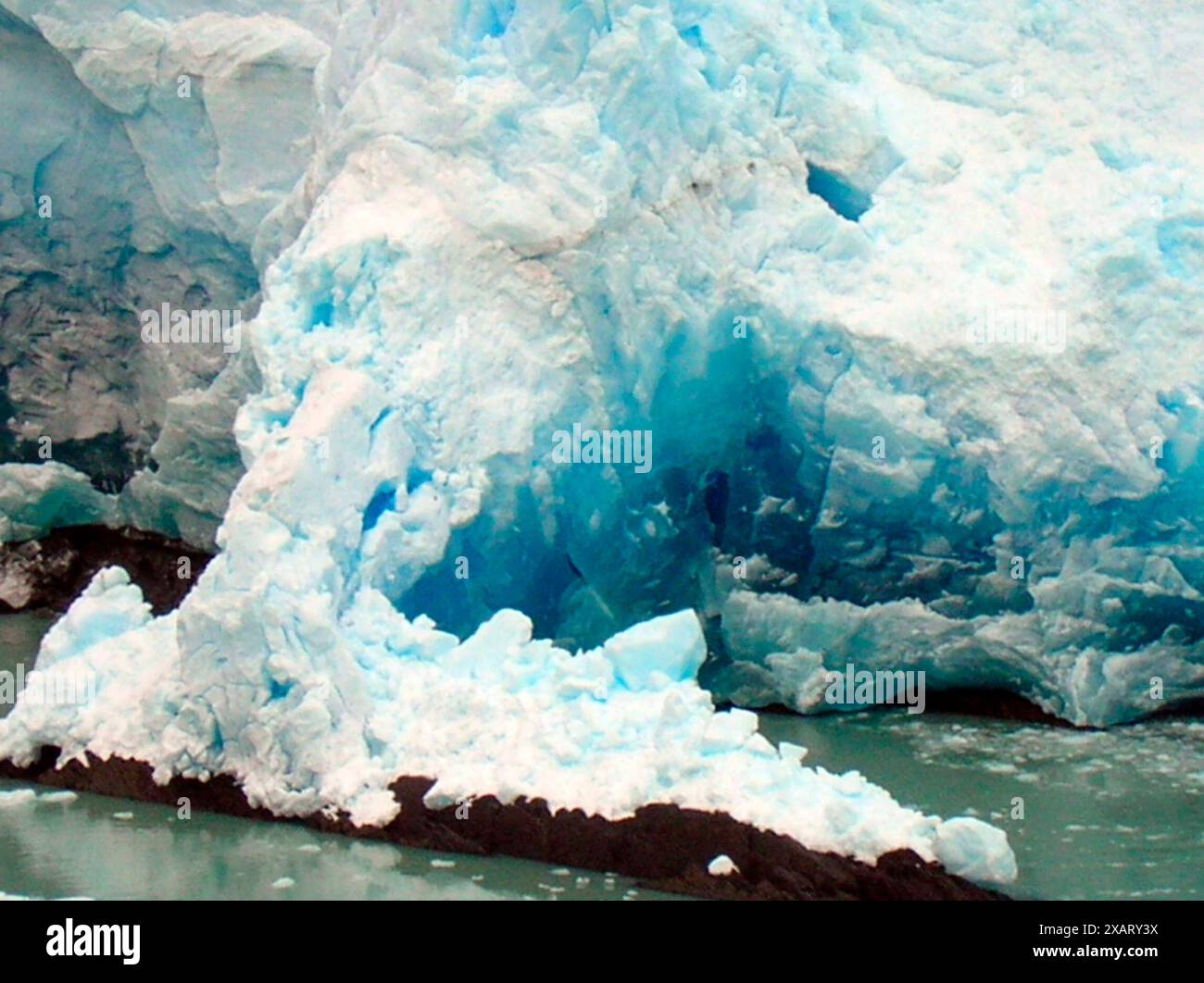 a glacier a landscape in permafrost and ice a glacier a landscape in ...