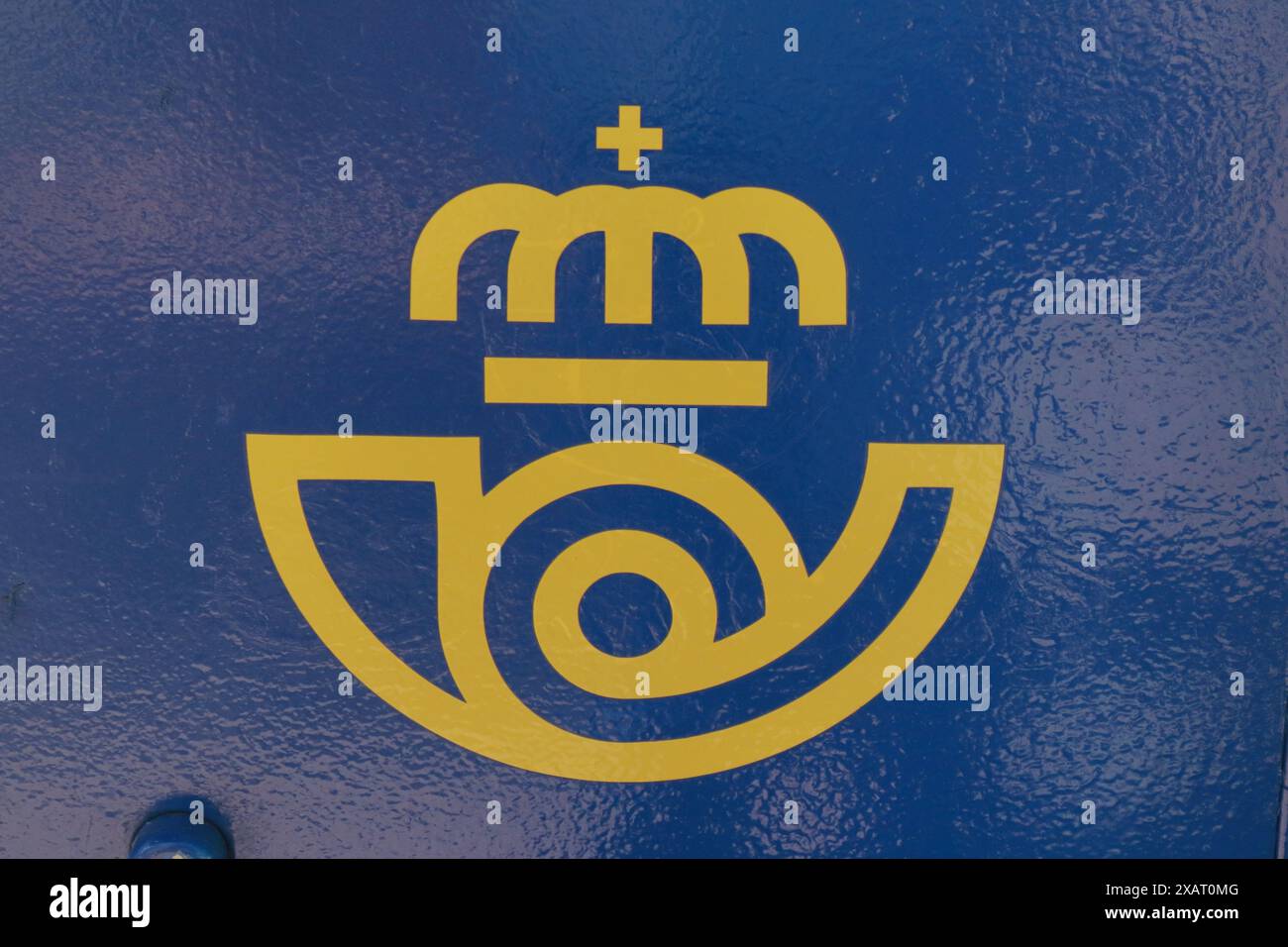 Spanish Post Office Correos sign Stock Photo - Alamy