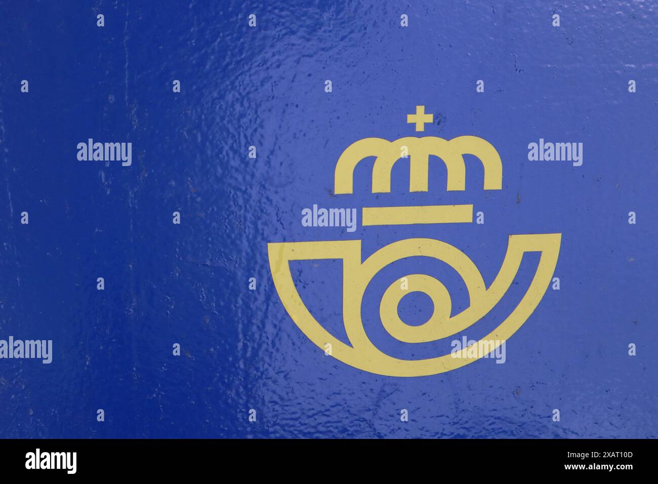 Spanish Post Office Correos sign Stock Photo - Alamy
