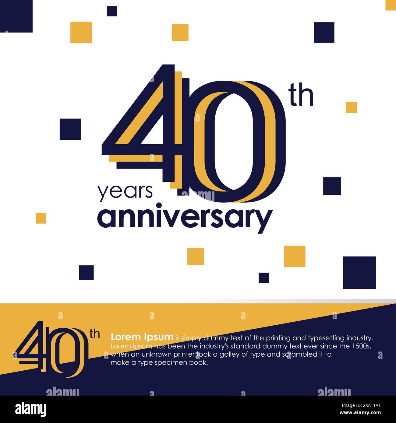 Happy 40th anniversary hi-res stock photography and images - Alamy