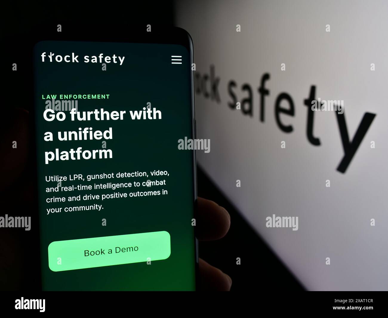 Flock safety logo hi-res stock photography and images - Alamy