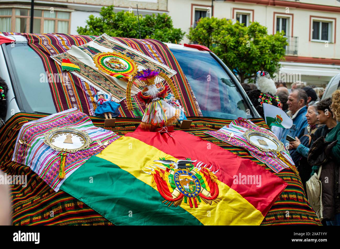 FUENGIROLA, SPAIN - MAY 1, 2024: The inaugural parade on International ...