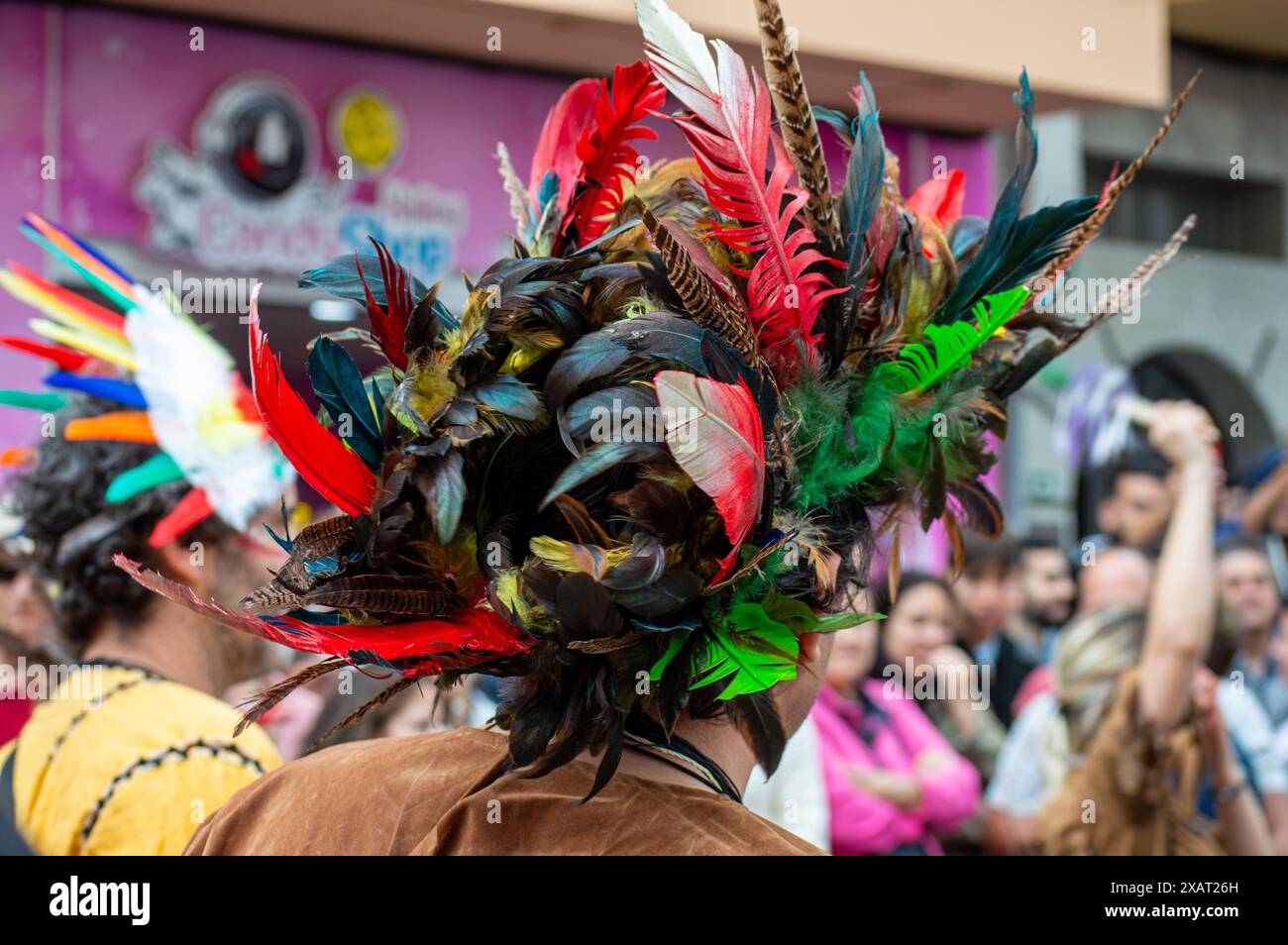 FUENGIROLA, SPAIN - MAY 1, 2024: The inaugural parade on International ...