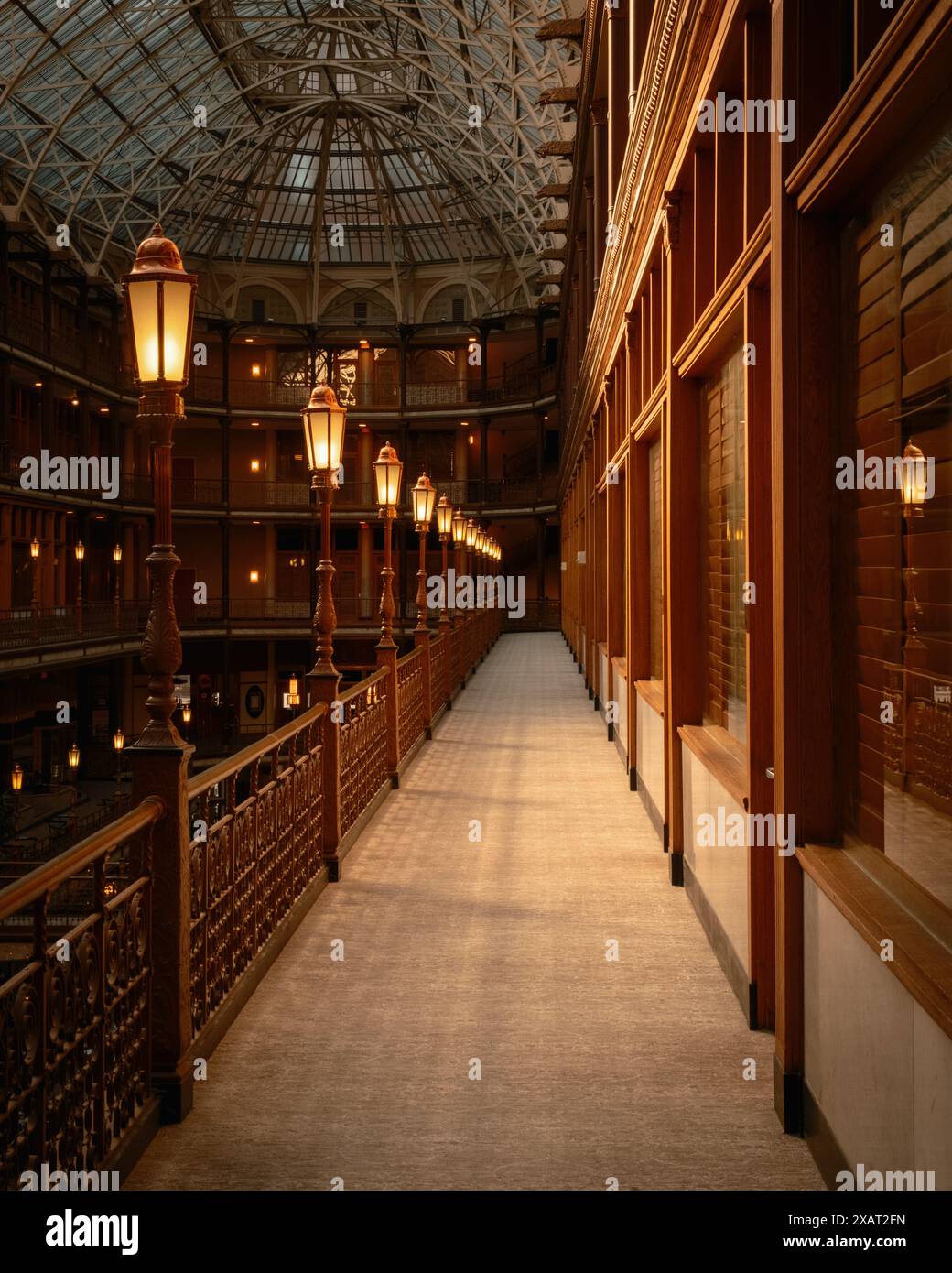 Interior of The Arcade, Cleveland, Ohio Stock Photo - Alamy