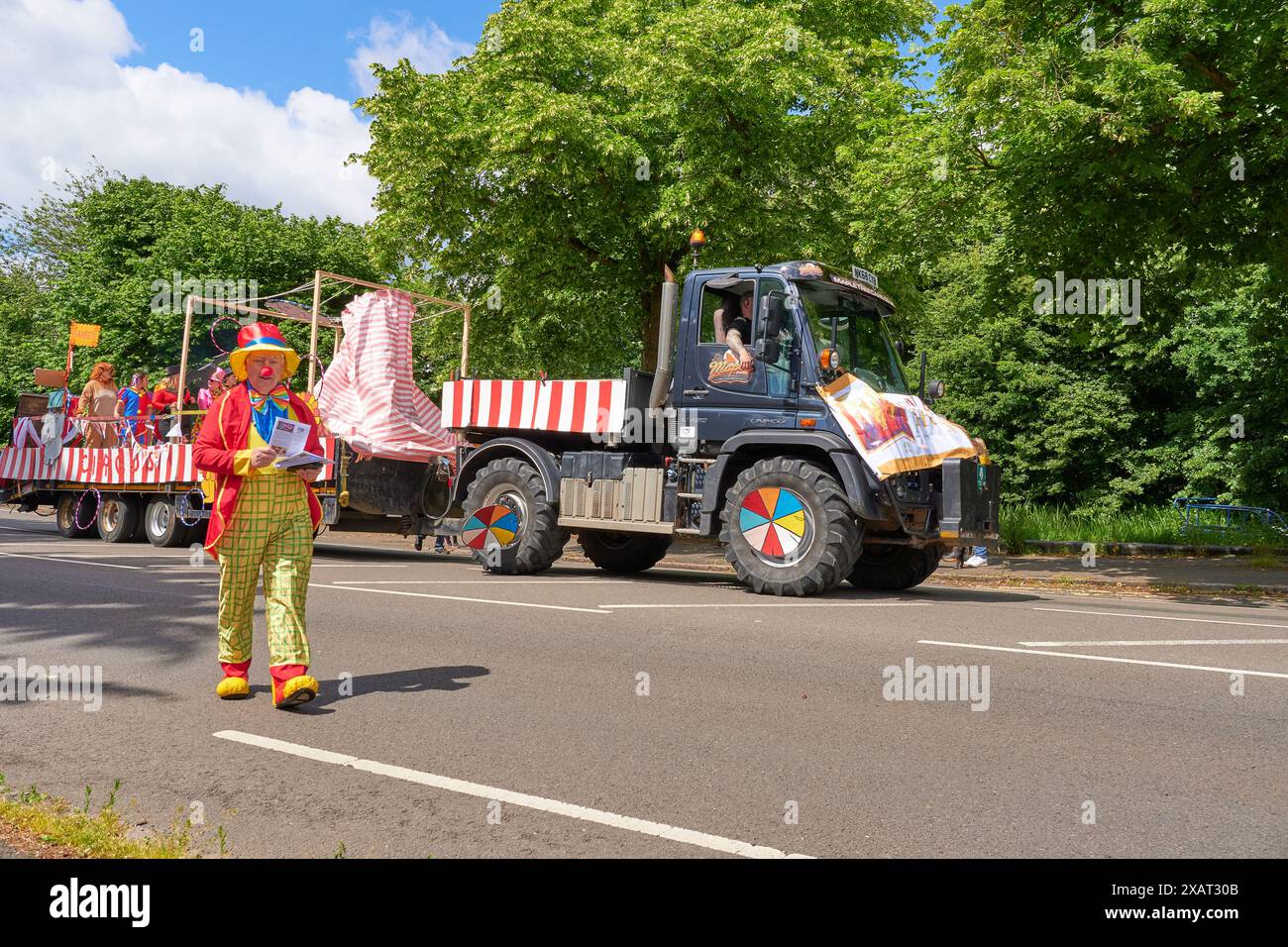 Carnival parade in Long Eaton, Derbyshire, UK 2024 Stock Photo - Alamy