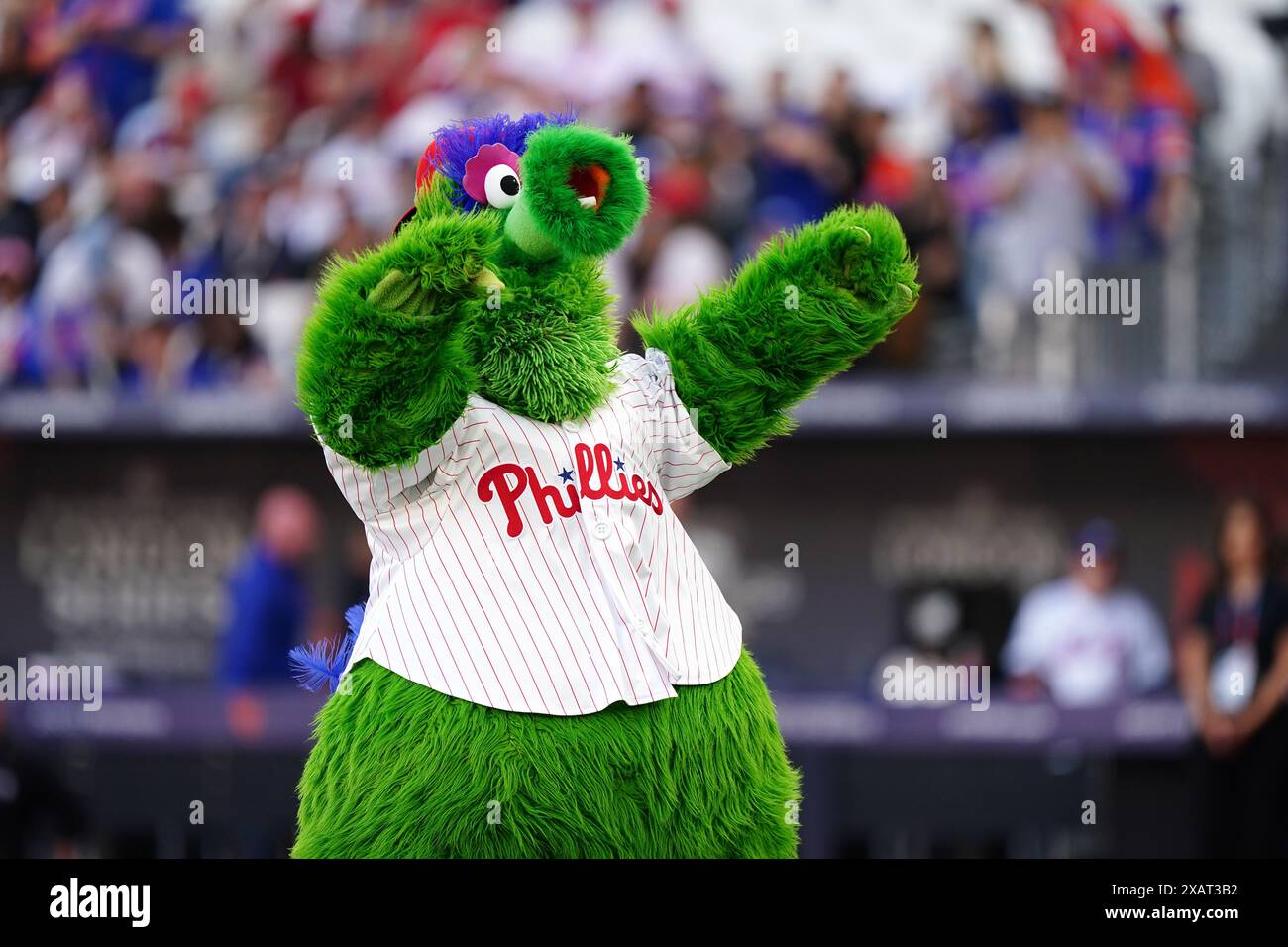Philadelphia Phillies' mascot Phillie Phanatic on day one of the MLB ...