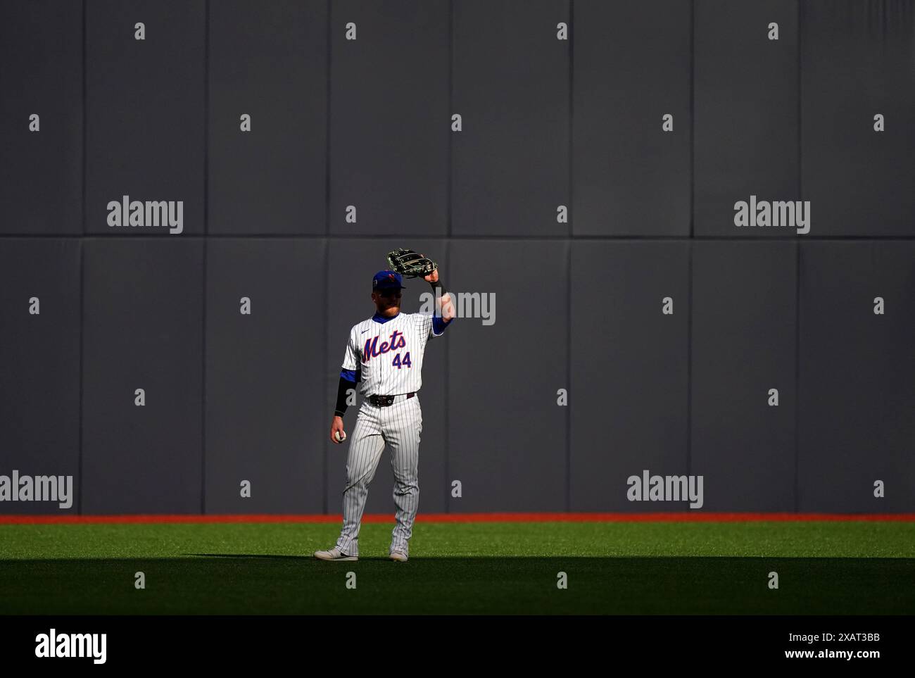 New York Mets' Harrison Bader on day one of the MLB London Series Match ...