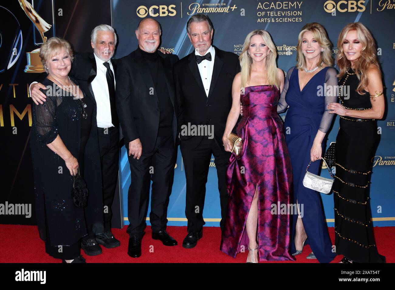 LOS ANGELES - JUN 7: Beth Maitland, Christian LeBlanc, Ed Scott, Eric ...
