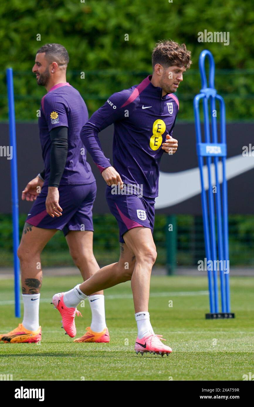 Enfield, UK. 06th June, 2024. England defender John Stones during the ...