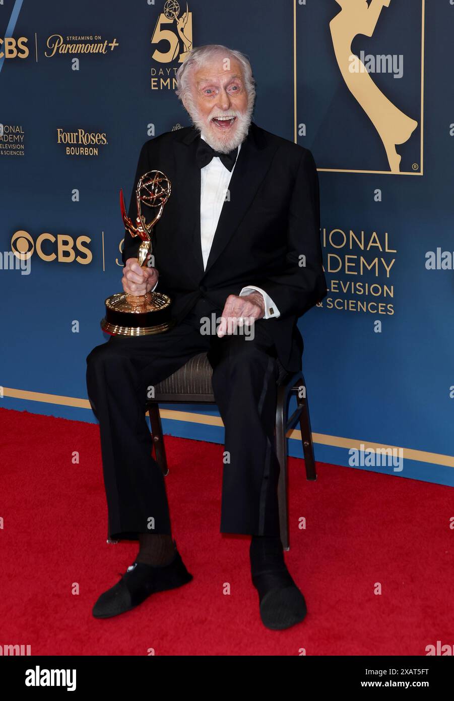 Los Angeles, USA. 07th June, 2024. Dick Van Dyke in the pressroom at ...