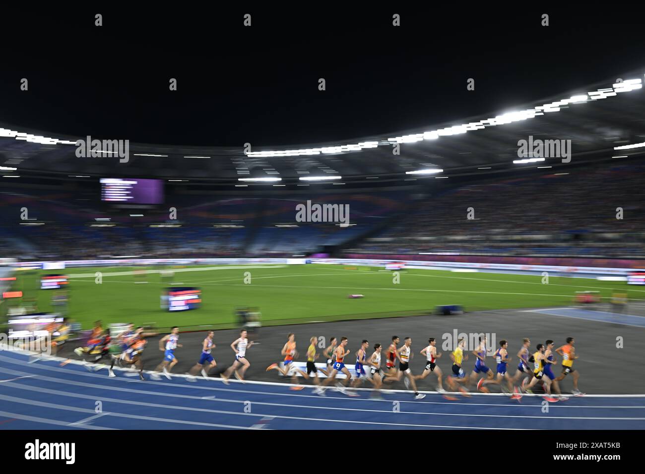 Rome, Italy. 08th June, 2024. the men 5000m race, at the European ...