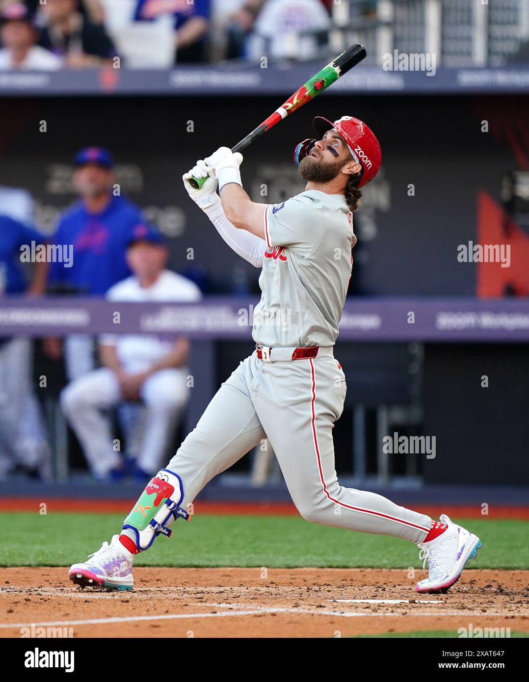 Philadelphia Phillies' Bryce Harper on day one of the MLB London Series ...