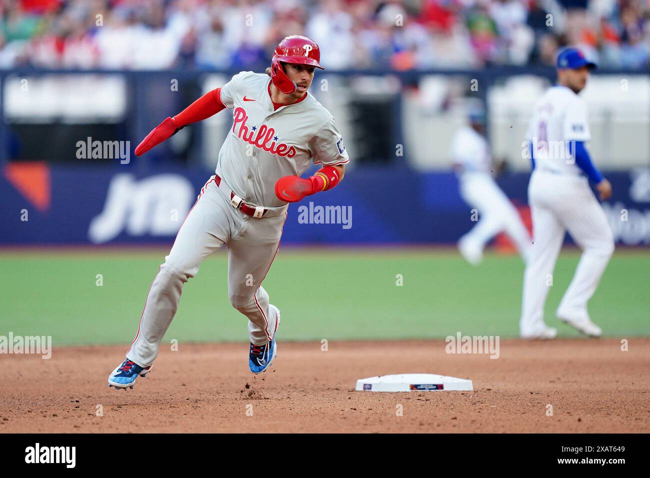 Philadelphia Phillies' Bryson Stott on day one of the MLB London Series ...