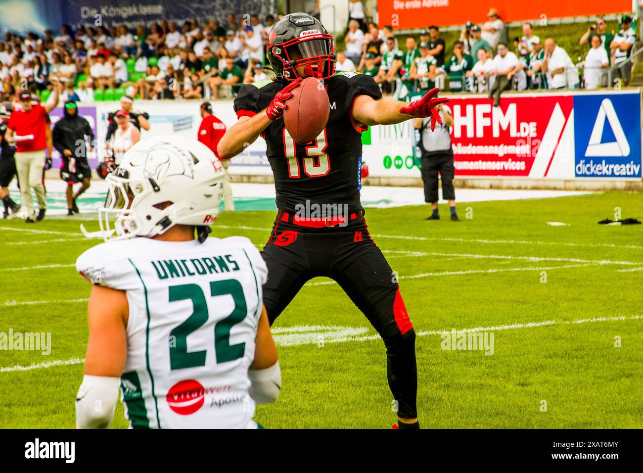 erima GFL / German Football League, Game: Schwaebisch Hall Unicorns ...
