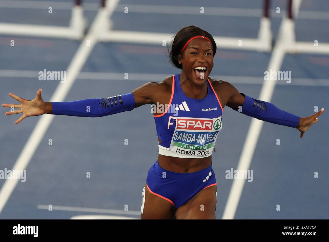 Rom, Italy. 08th June, 2024. Athletics: European Championships, 100 ...