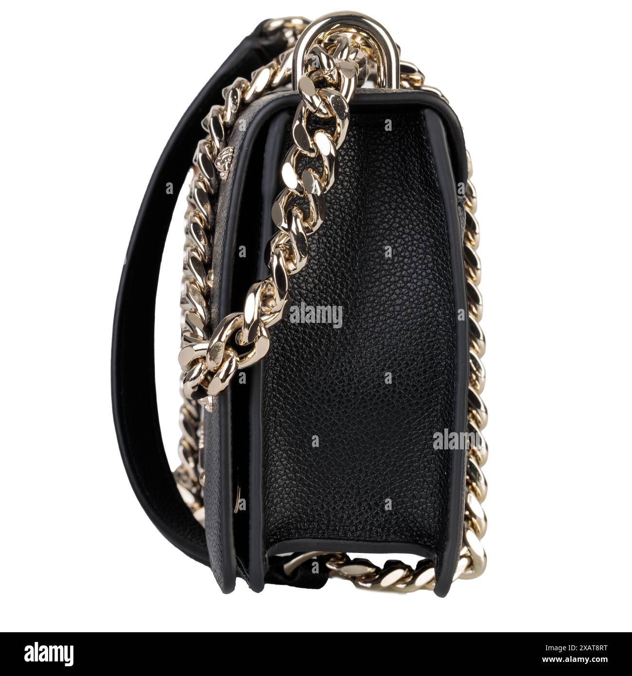 Side View of Black Handbag Stock Photo - Alamy