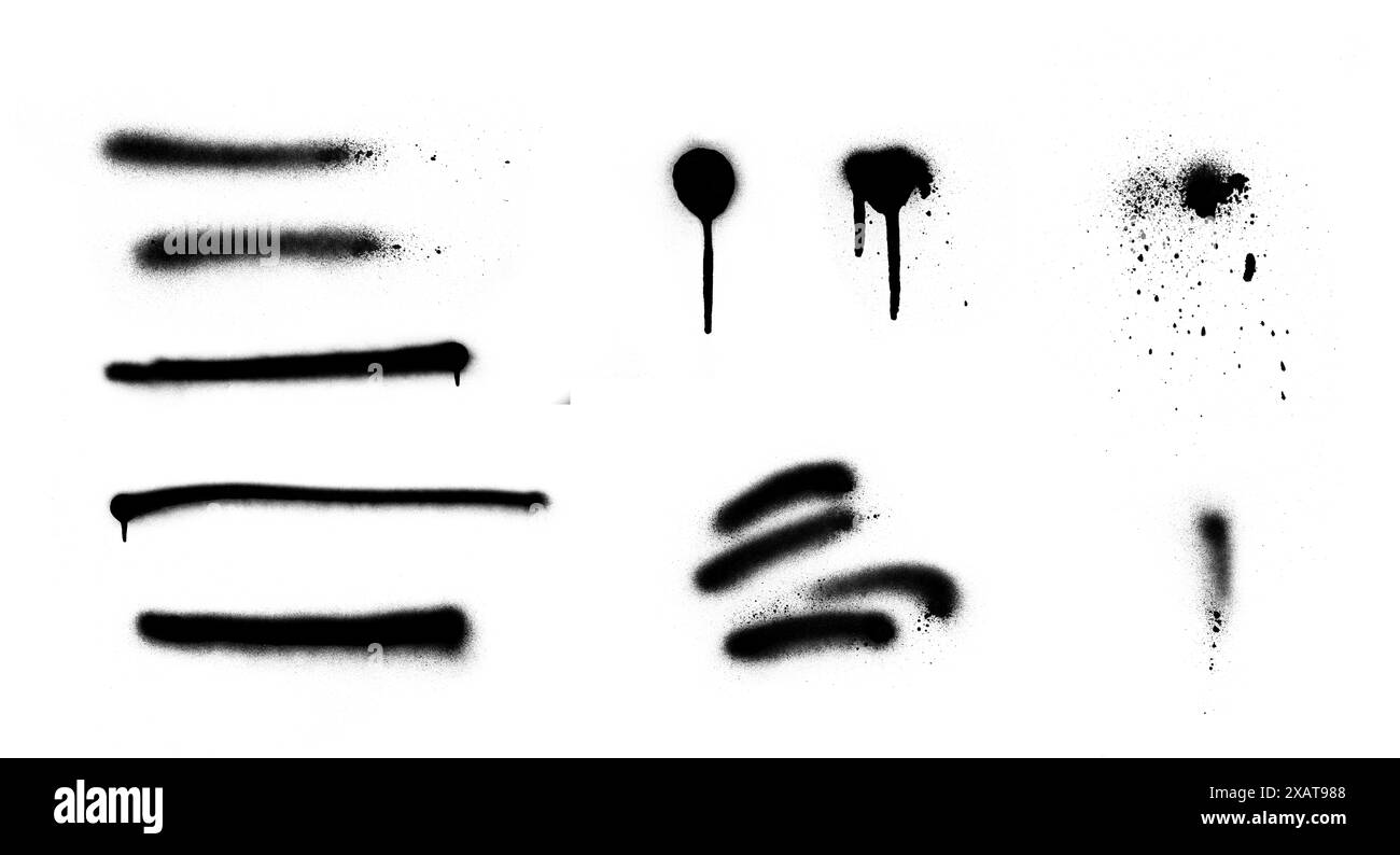 Graffiti art spray splatters hi-res stock photography and images - Alamy