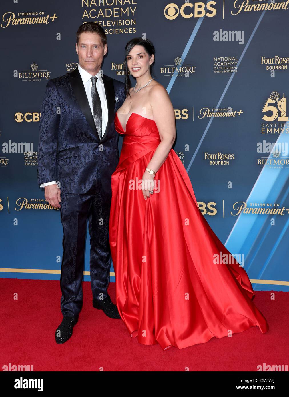 Los Angeles, USA. 07th June, 2024. Sean Kanan and Michelle Vega arriving at the 51st Daytime ...