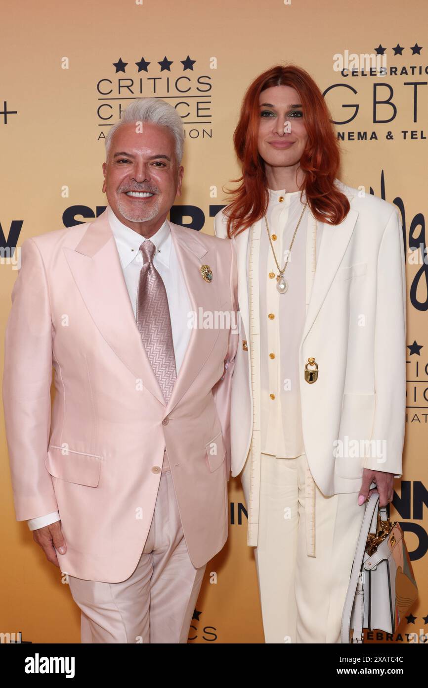 Henry R. Munoz and Kaia Ferari-Munoz attends the Critics Choice ...
