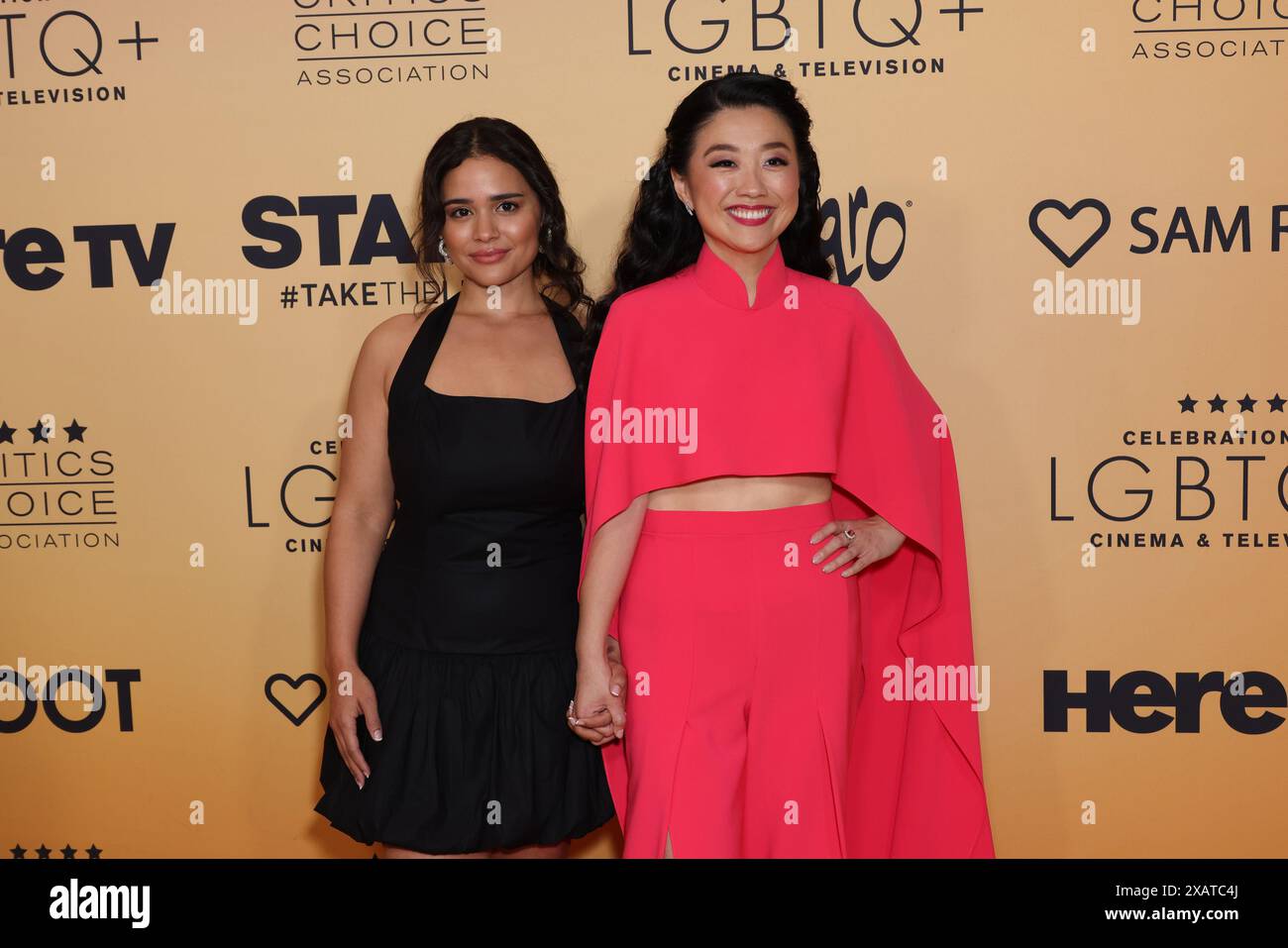 Merisela Zumabado and Sherry Cola attends the Critics Choice ...