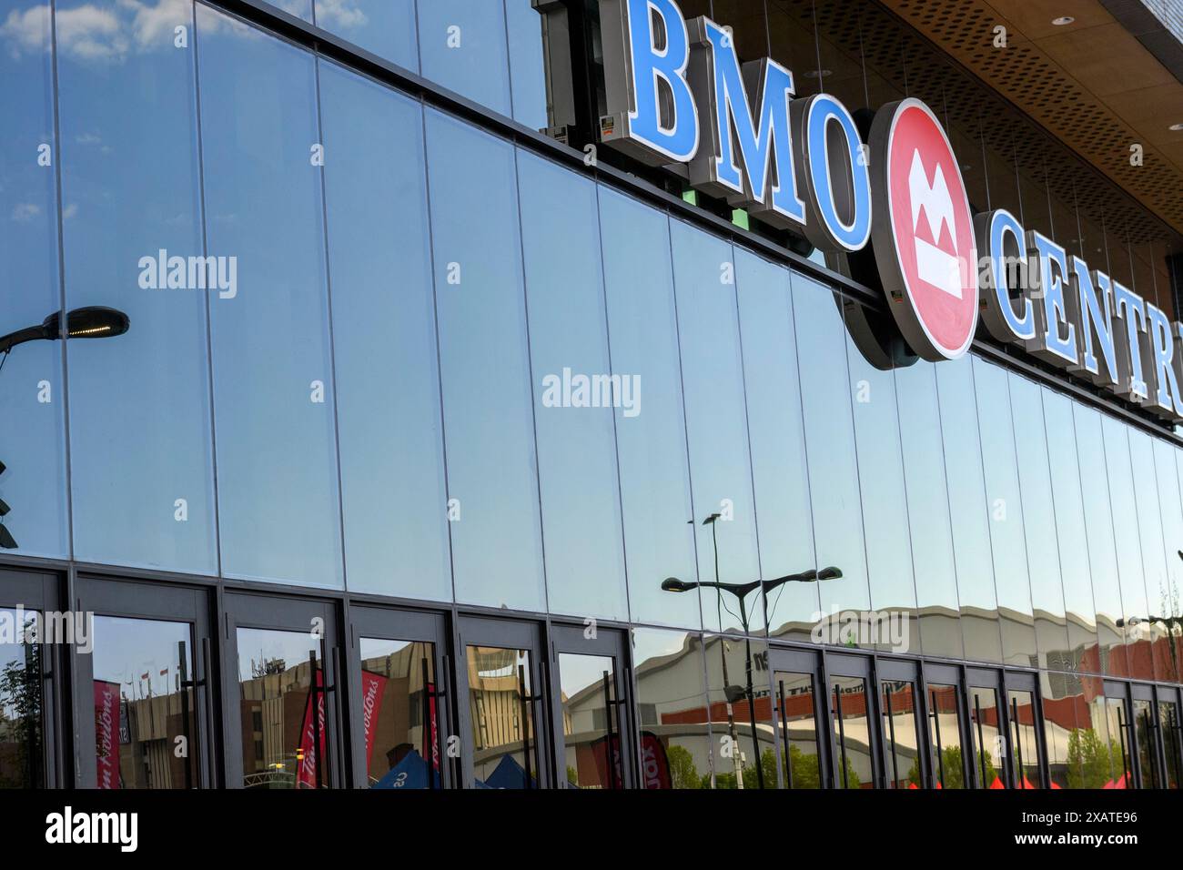 West entrance to the BMO Centre expansion building. Calgary Alberta ...