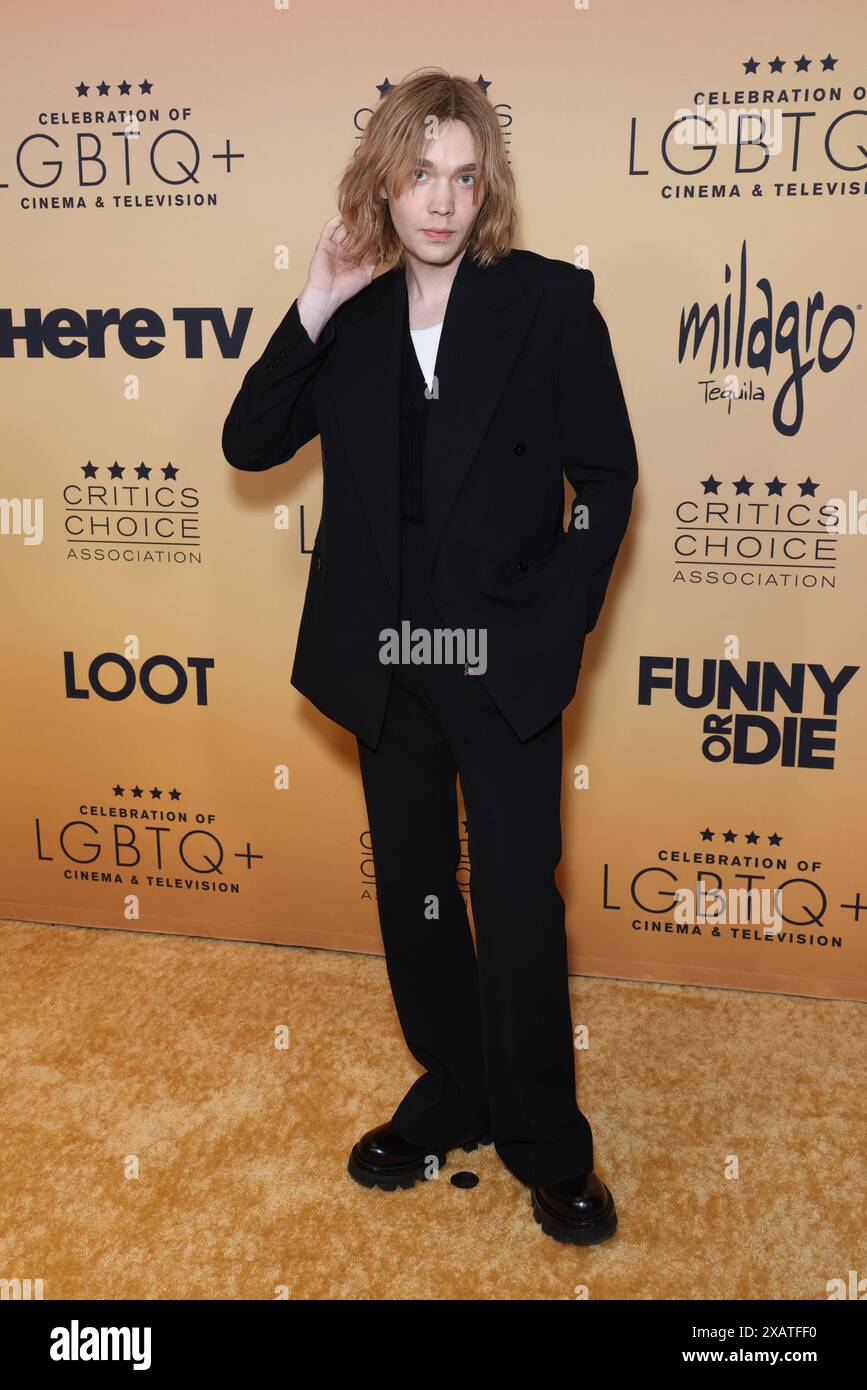 Los Angeles, USA. 07th June, 2024. Charlie Plummer attends the Critics ...