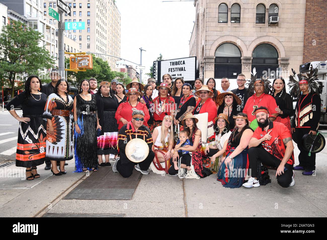 New York, USA. 08th June, 2024. Members of the Tulalip Native American ...